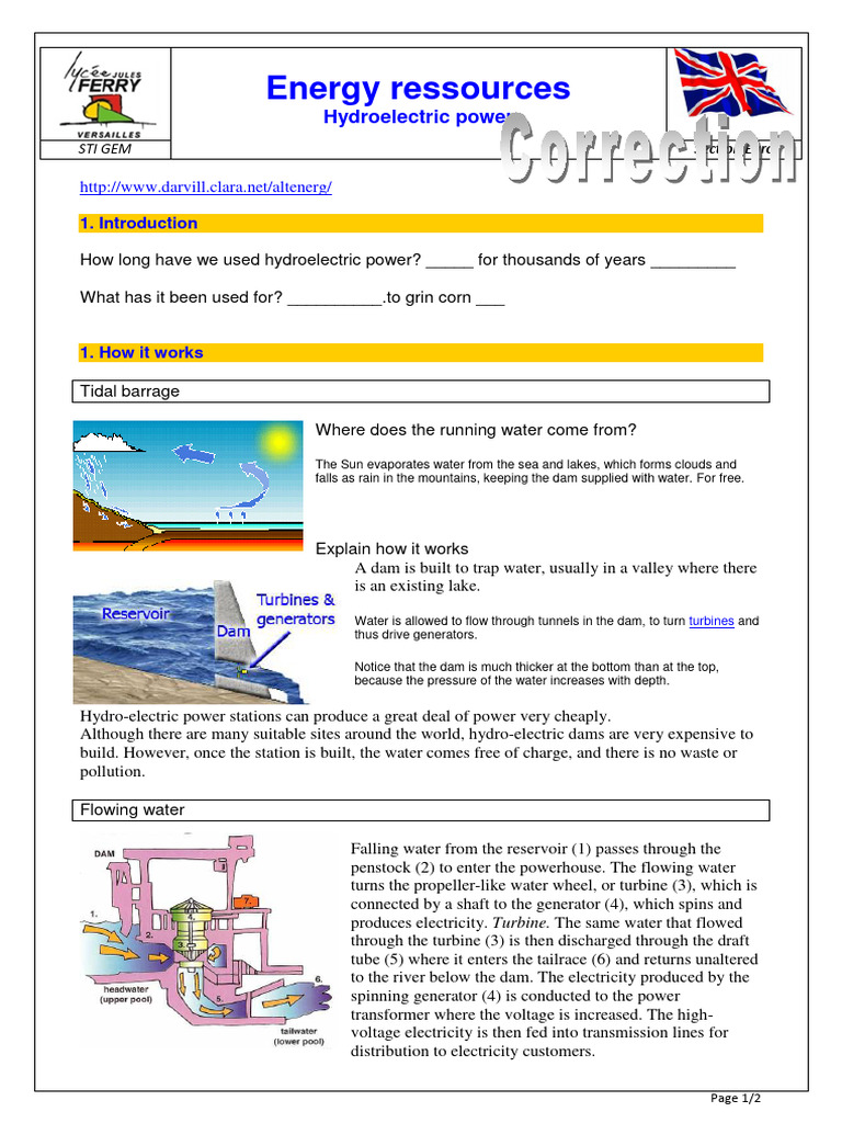 Hydroelectric Power PROF | PDF | Hydroelectricity | Power Station