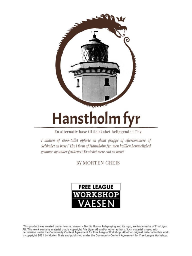 Vaesen Hanstholm Fyr en Alternativ Base | PDF