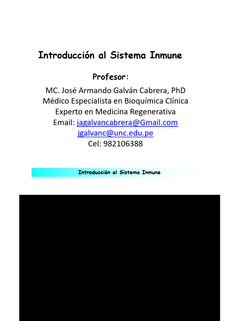 Inmuno Introduccion | PDF | Sistema inmune | Sistema inmune innato
