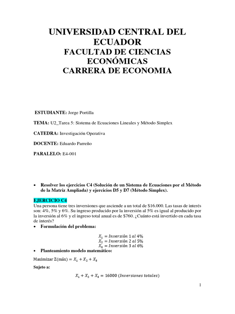 U2_Tarea 5 JORGE PORTILLA | PDF | Gasolina