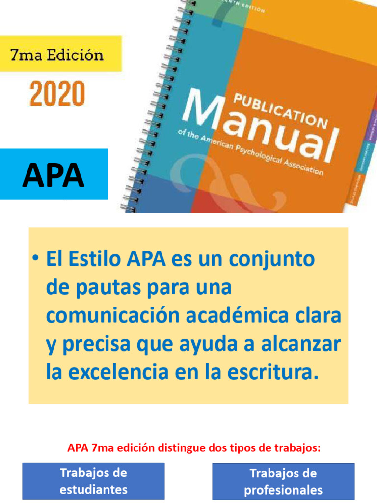 FORMATO APA 7ma Edición | PDF | Serif | Estilo apa