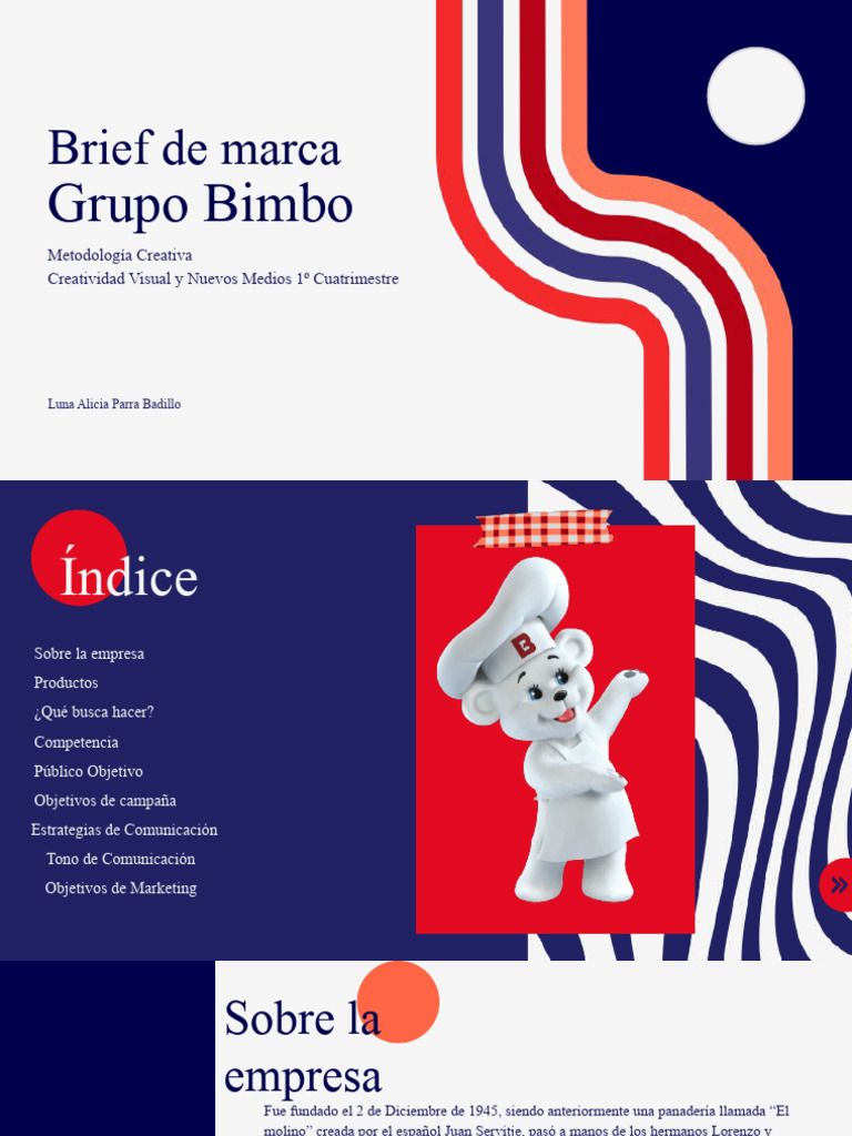 Primer Brief empresarial_ Tema Bimbo | PDF Primer Brief empresarial_ Tema Bimbo | PDF