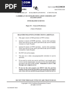 Csec Integrated Science Paper 1 2023 | PDF