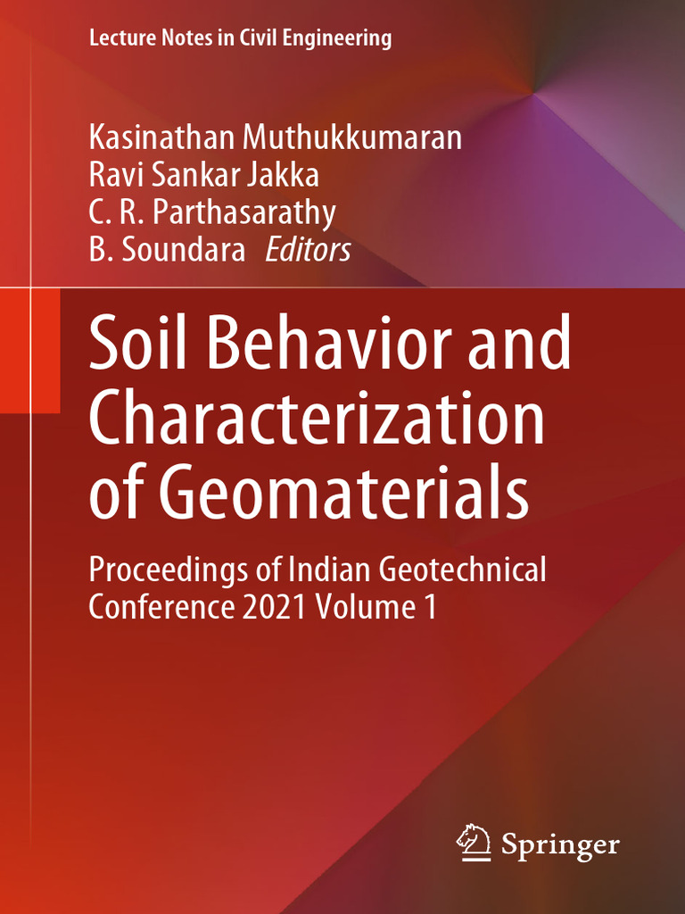 Soil Behavior and Characterization of Geomaterials | PDF | Geotechnical ...