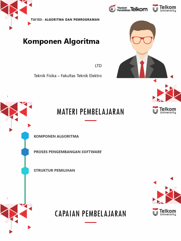 Bab 3 Komponen Algoritma | PDF | Computer Programming | Computing