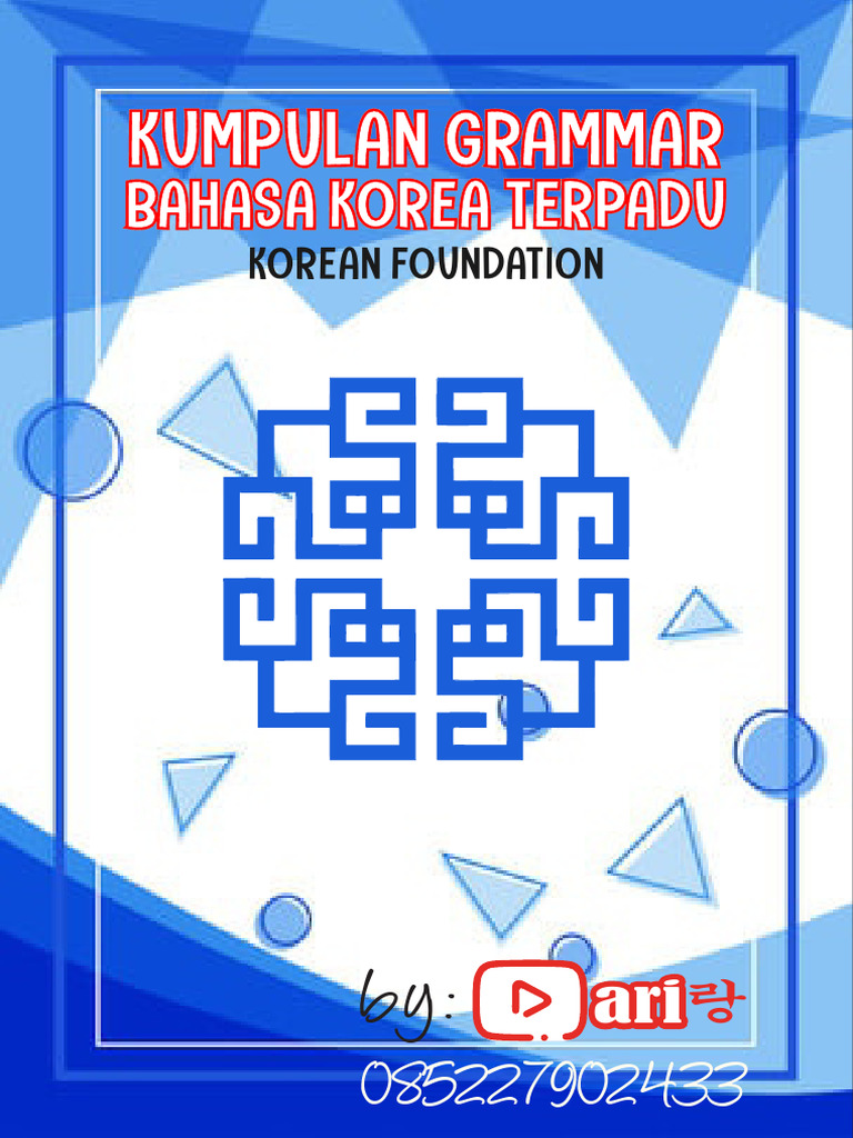 Korean Foundation - Tata Bahasa | PDF
