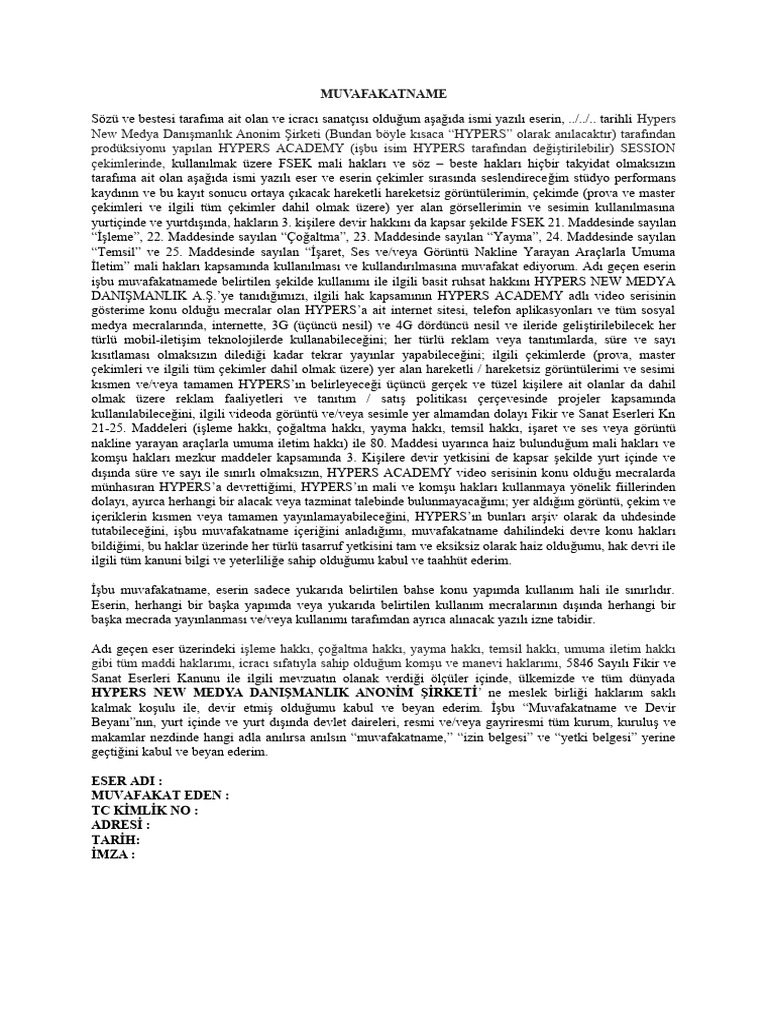 Söz Müzik Icracı MERT ALİ AK 2 | PDF