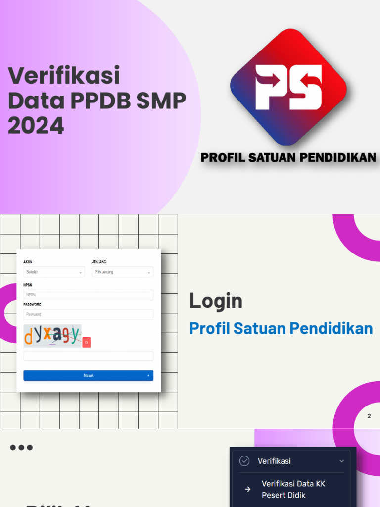 Verifikasi Data PPDB 2024 | PDF