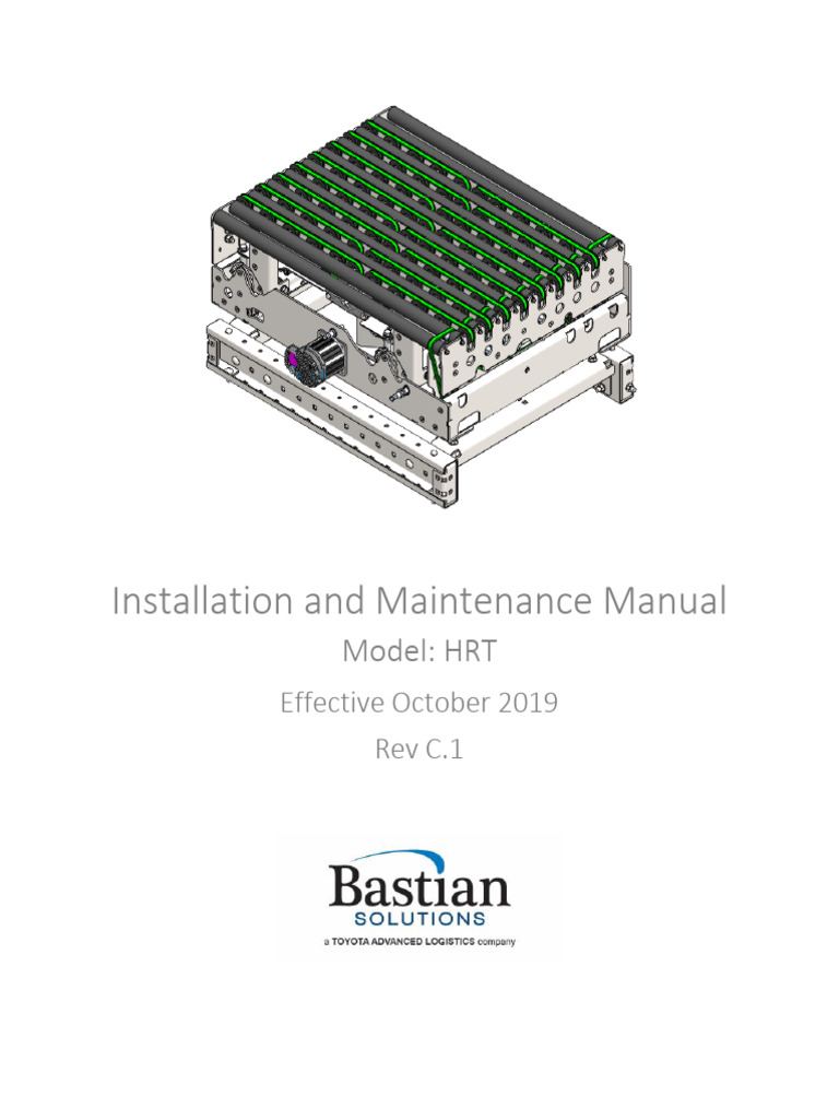 ZiPline Transfer Conveyor HRT Installation and Maintenance Manual | PDF ...