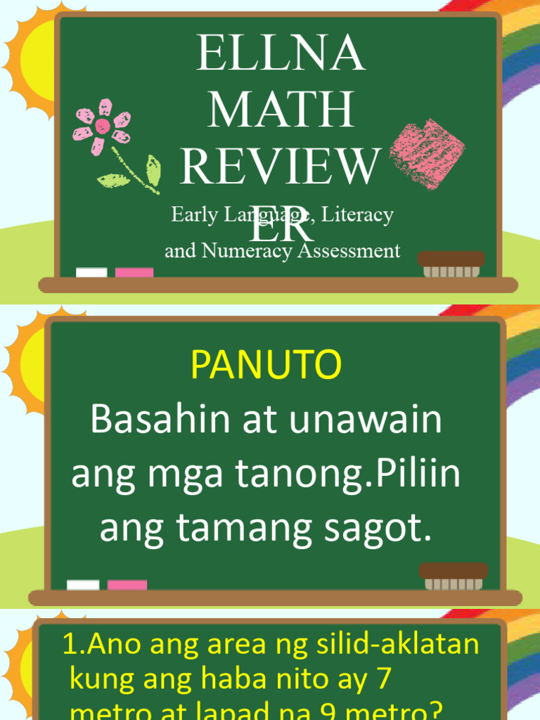 Ellna Math Reviewer | PDF