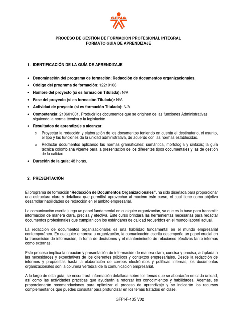 Guía de Aprendizaje | PDF | Aprendizaje | Evaluación