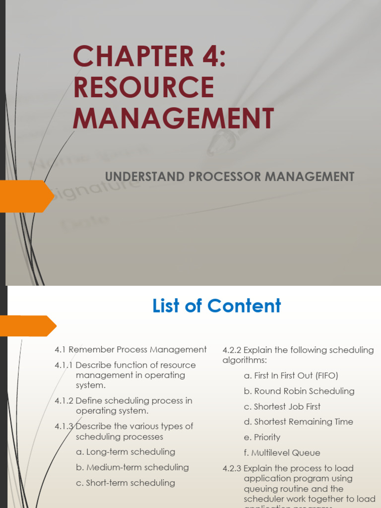 Topic 4 | PDF | Scheduling (Computing) | Process (Computing)