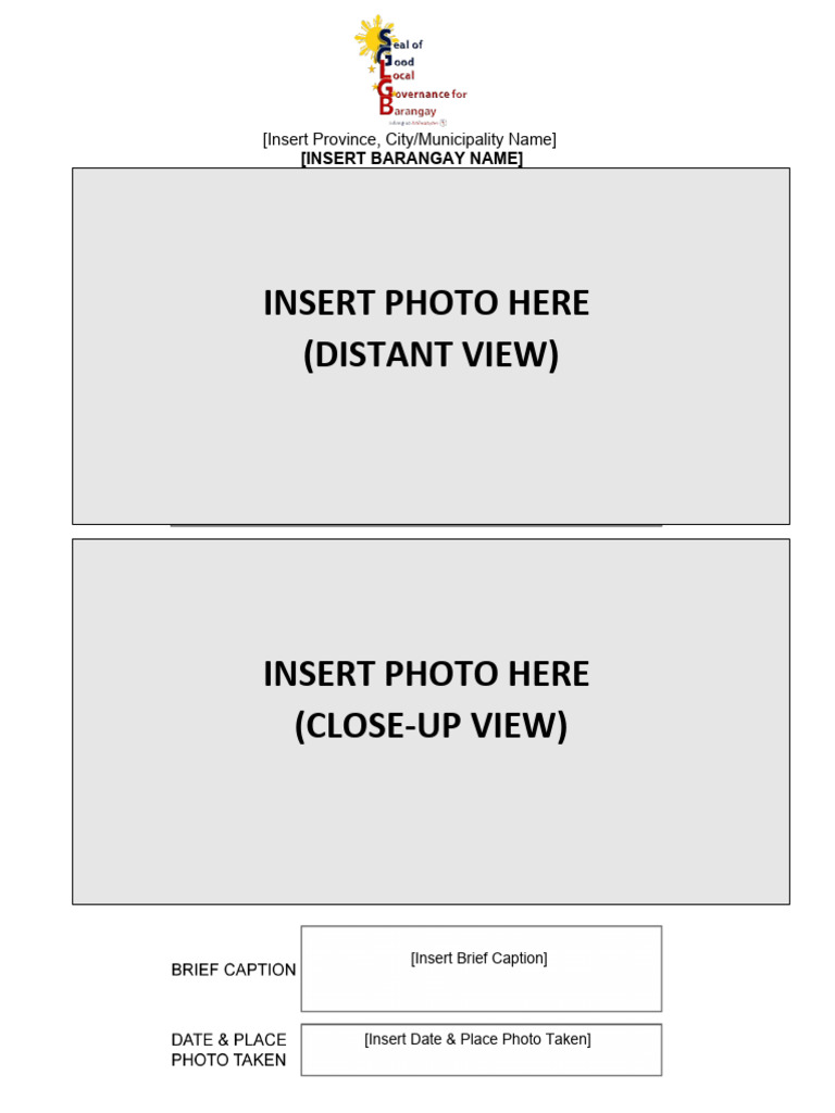 SGLGB TEMPLATE - Photo Documentation | PDF