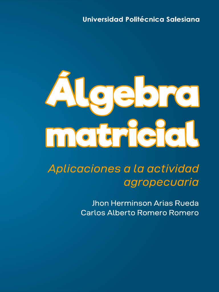 Algebra Matricial | Descargar gratis PDF | Matriz (Matemáticas ...