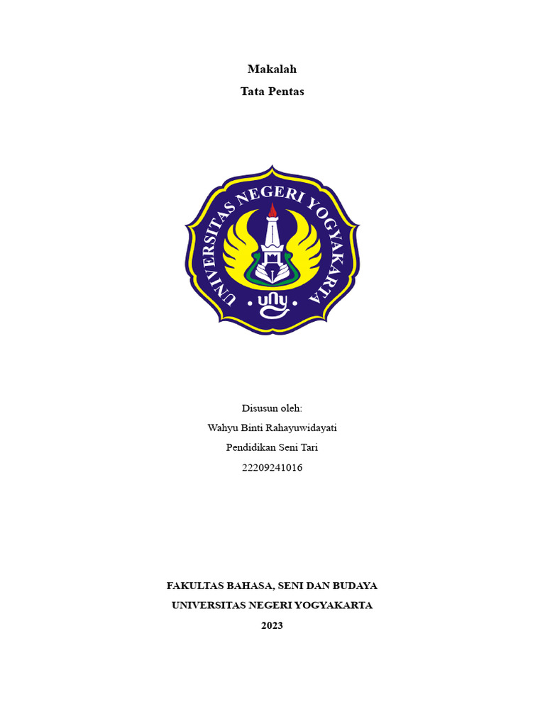 Fungsi dan Pengertian Tata Pentas | PDF | Kajian Bahasa Asing | Seni