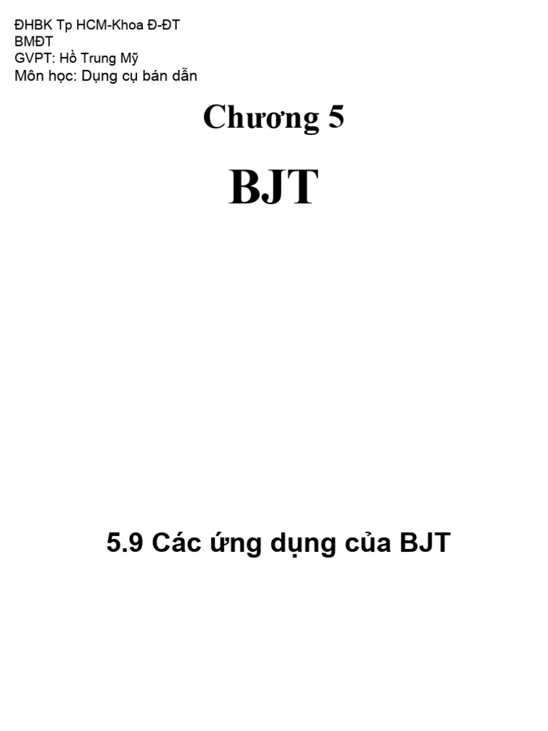 DCBD-CH05-BJT-P4 - 62 Slides | PDF