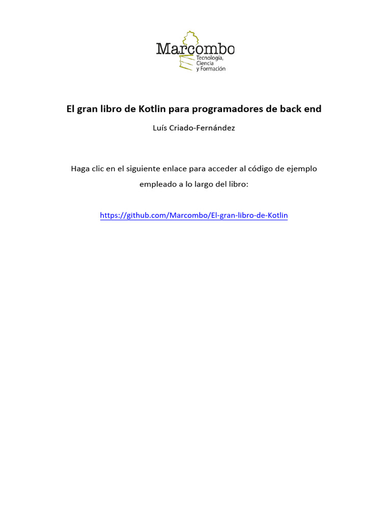 Contenido Adicional El Gran Libro Kotlin | PDF | Arte | Tecnología e ingeniería