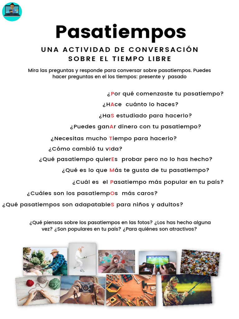 Conversación sobre Pasatiempos y Tiempo Libre | PDF | Relaciones ...