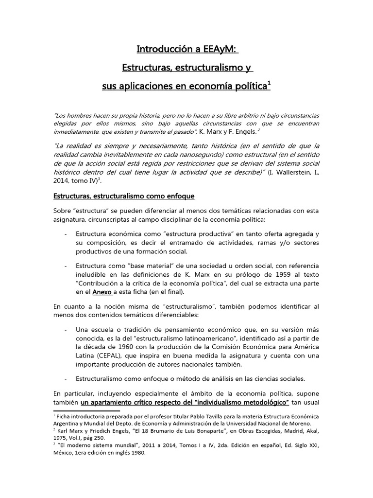 1.1. Introducción A EEyAM 24 Estructuras | PDF | Capitalismo | Ciencias ...