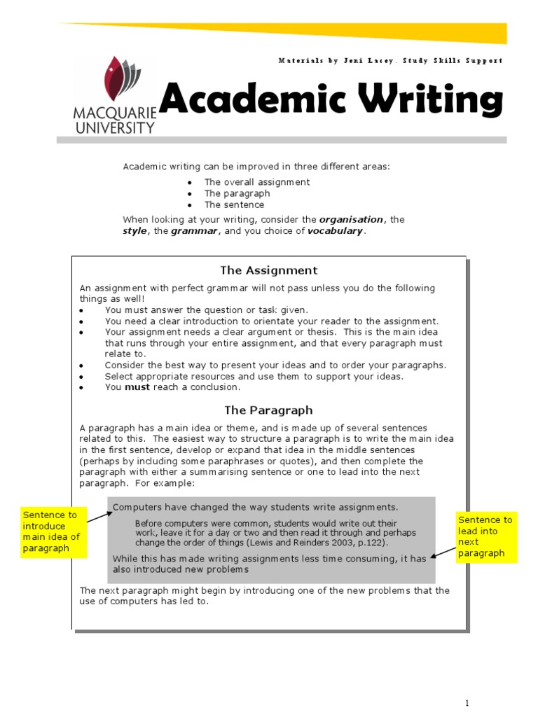 academic-writing-and-style-pdf-verb-sentence-linguistics