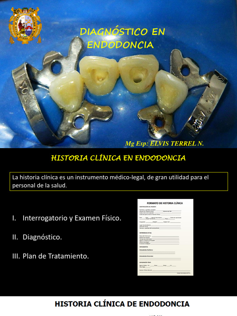 Diagnóstico Endodóntico Completo | PDF | Especialidades Medicas