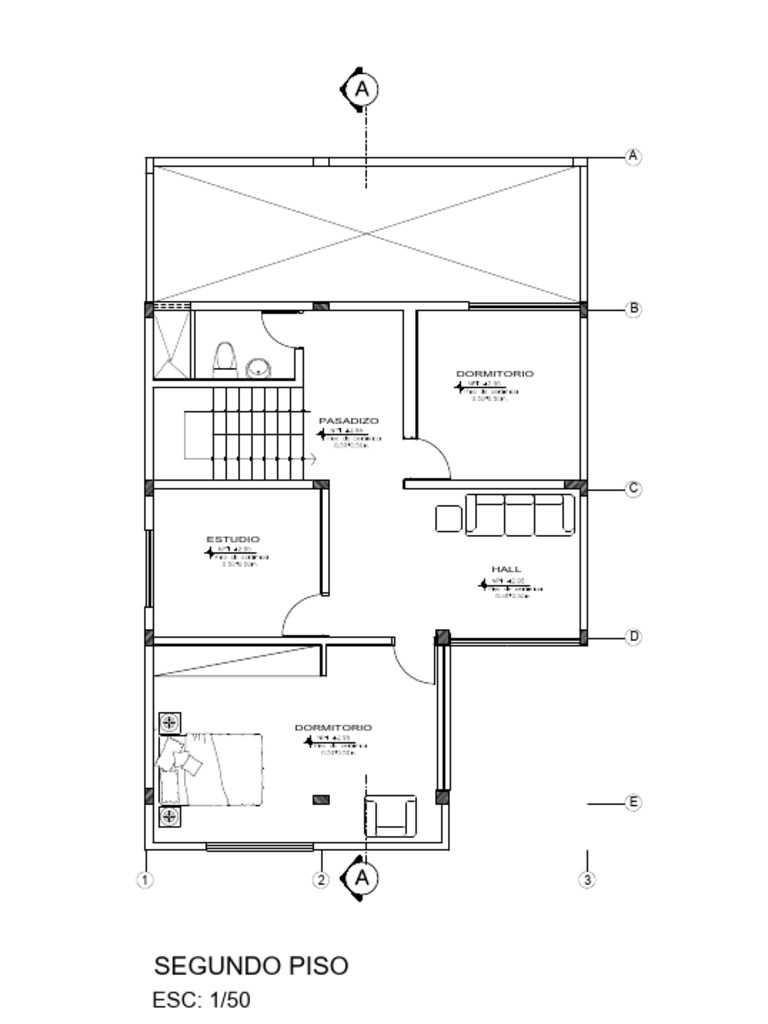 Plano del Segundo Piso de Vivienda | PDF