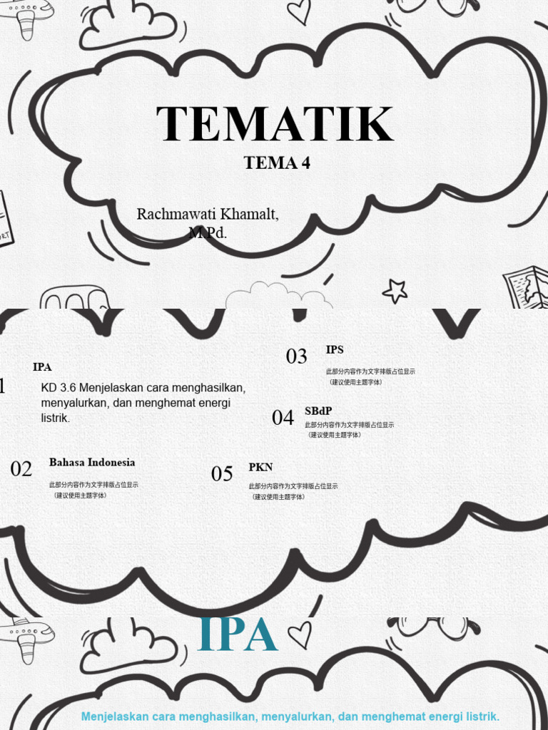 Tematik Tema 4 | PDF