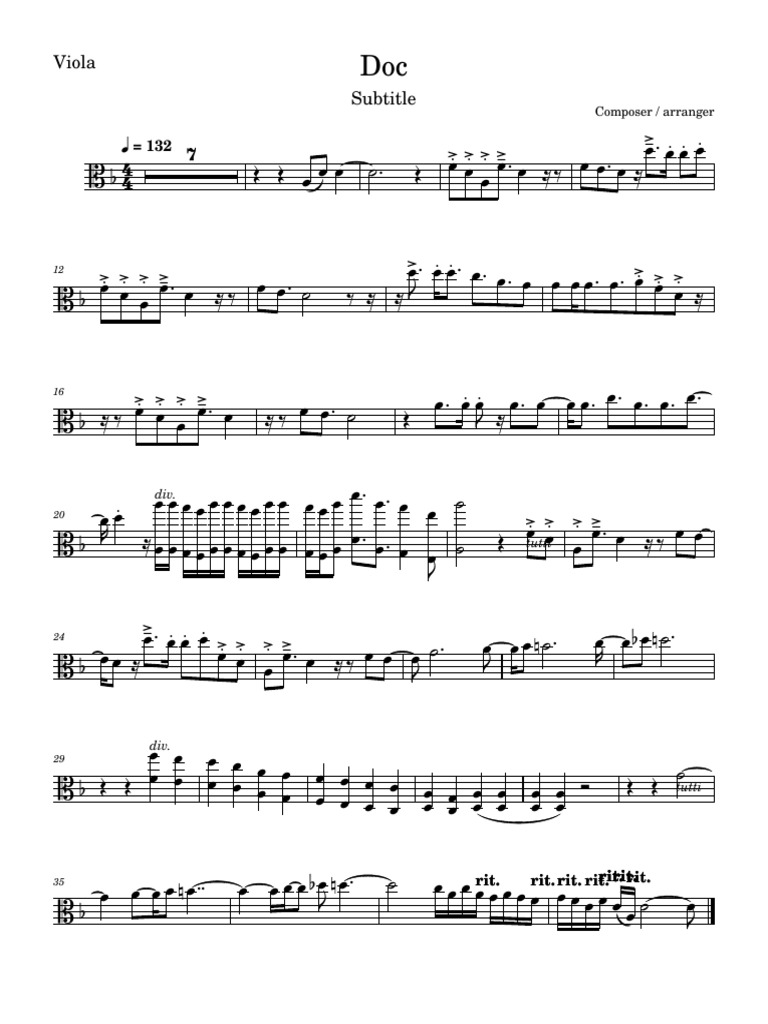 Viola | PDF