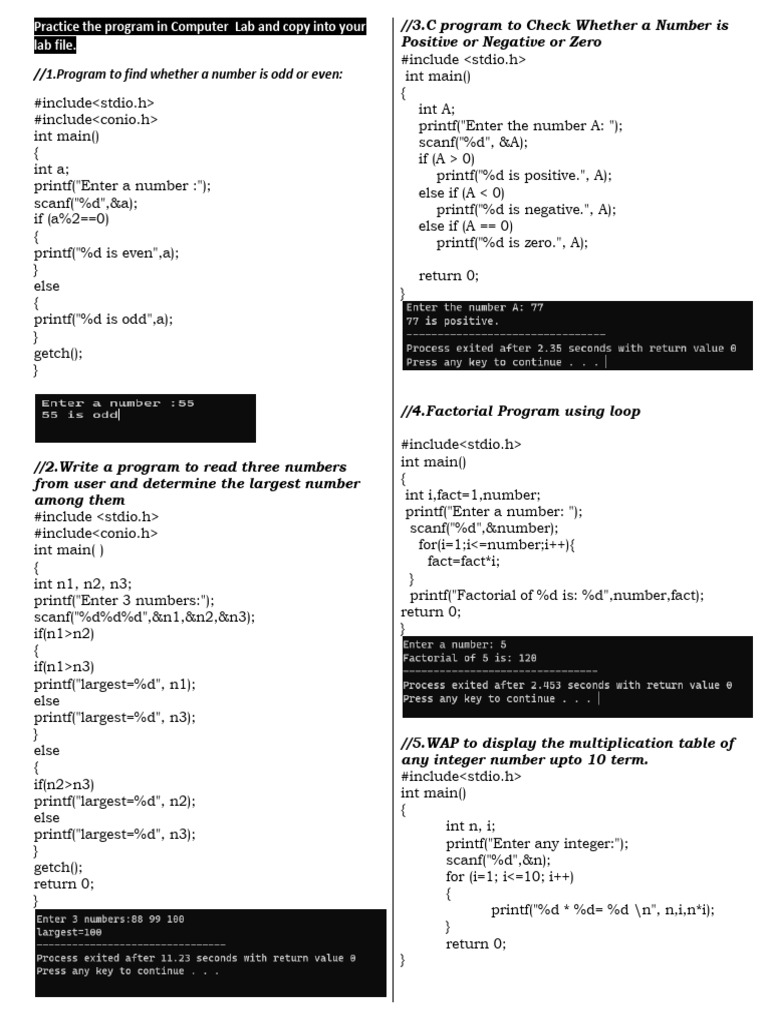 Lab Ex | PDF | Computer Programming | Computing Lab Ex | PDF | Computer Programming | Computing