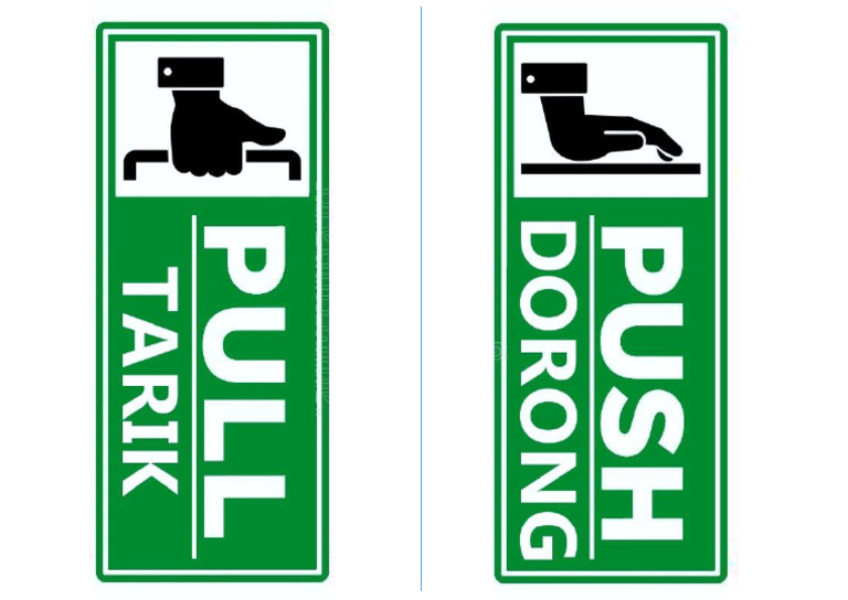 Push Pull Sign | PDF