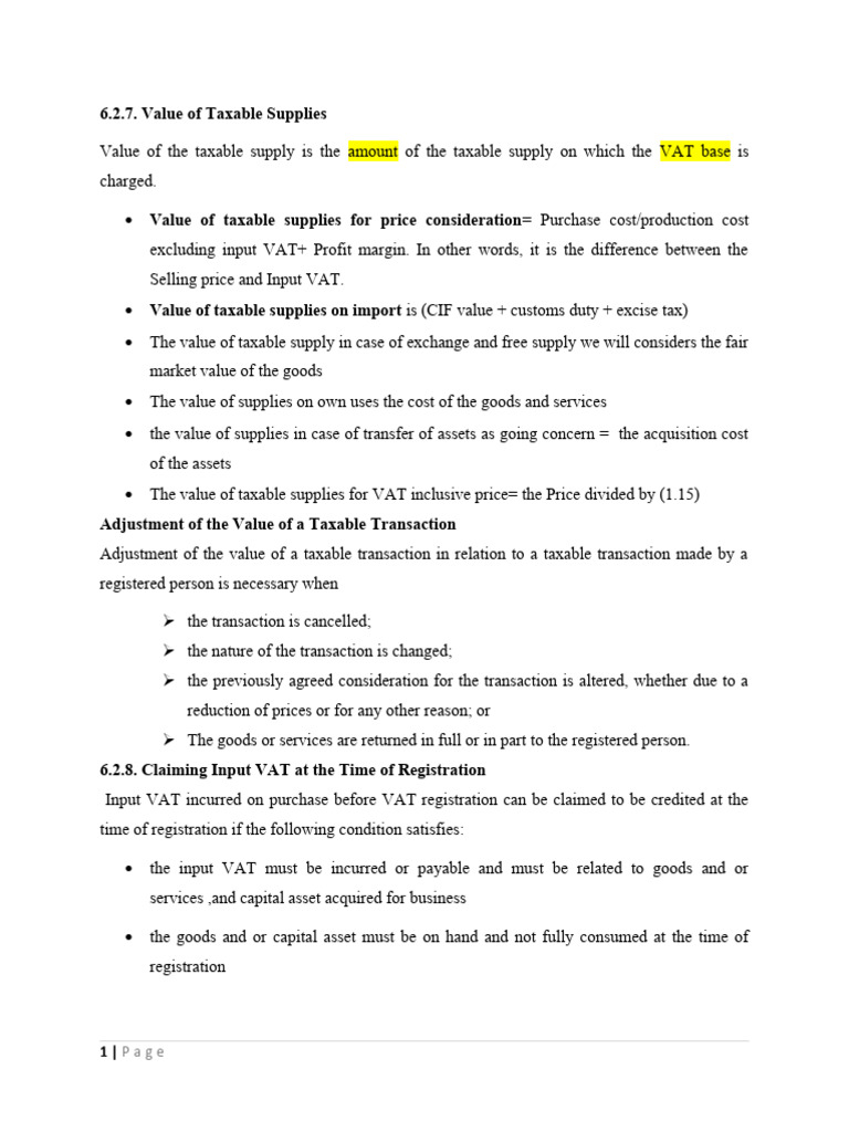 VAT | PDF | Value Added Tax | Value (Economics)