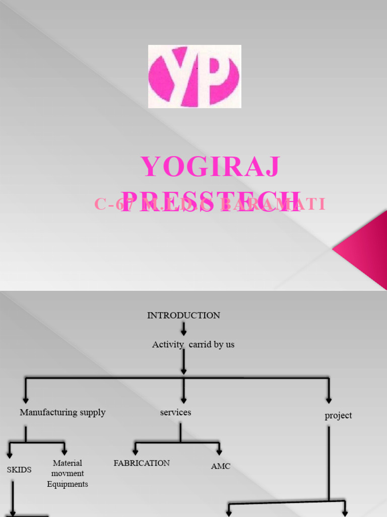 Yogiraj Presstech - Full Presentation | PDF | Vehicles | Engineering