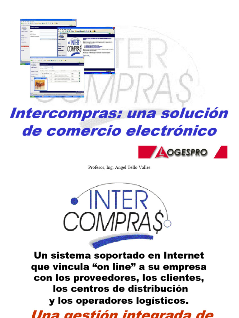 Intercompras: Solución E-commerce Integral | PDF | Logística | Cadena ...