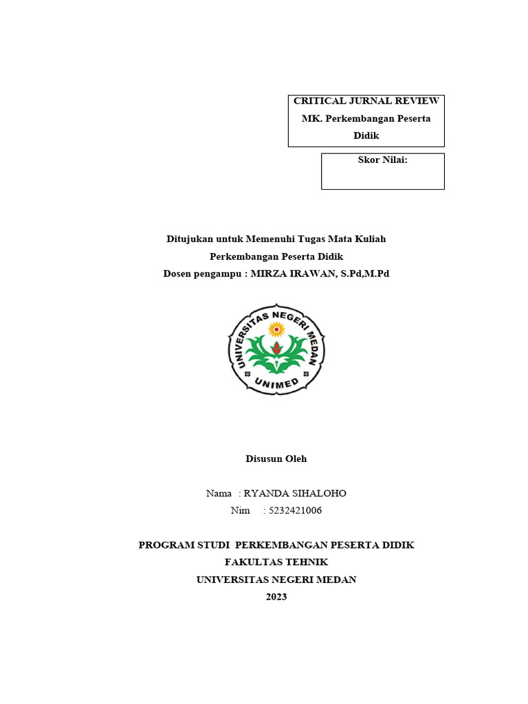 CJR - PPD - Yeremia E.T Siburian | PDF