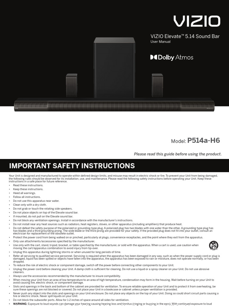 2021 - P514a-H6 - UM-ENG Manual | PDF | Ac Power Plugs And Sockets | Hdmi