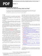 Astm B209 B209M 21 | PDF | Aluminium | Materials