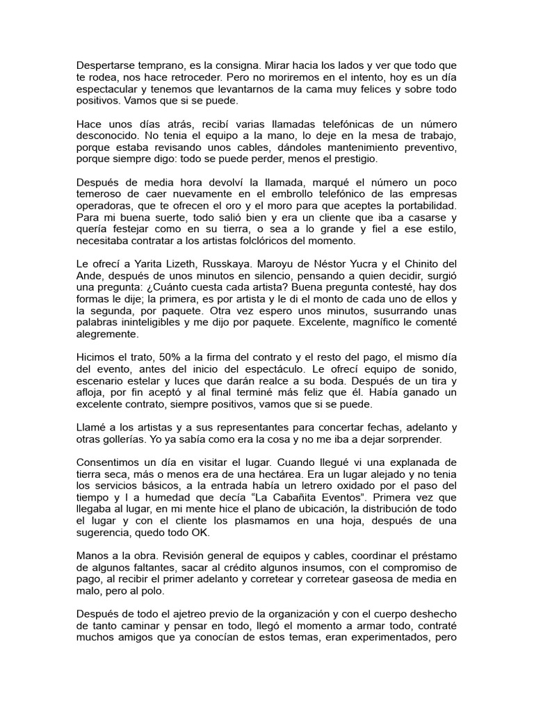 Organización de Bodas: Un Éxito Asegurado | PDF