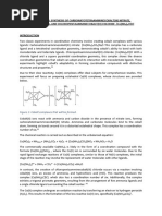 CMY 285 Experiment 3 - U20518073 | PDF | Coordination Complex ...