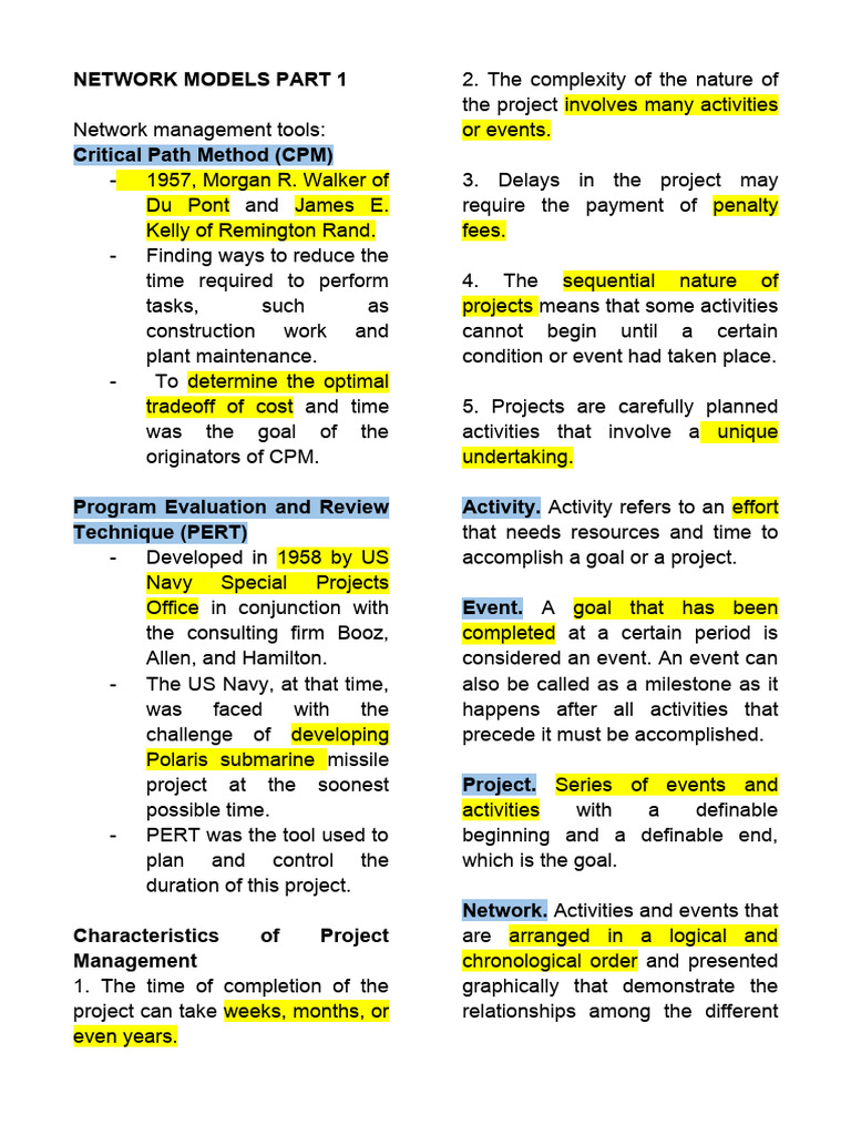 NETWORK MODELS PART 1 (1) | PDF | Dynamic Programming | Game Theory