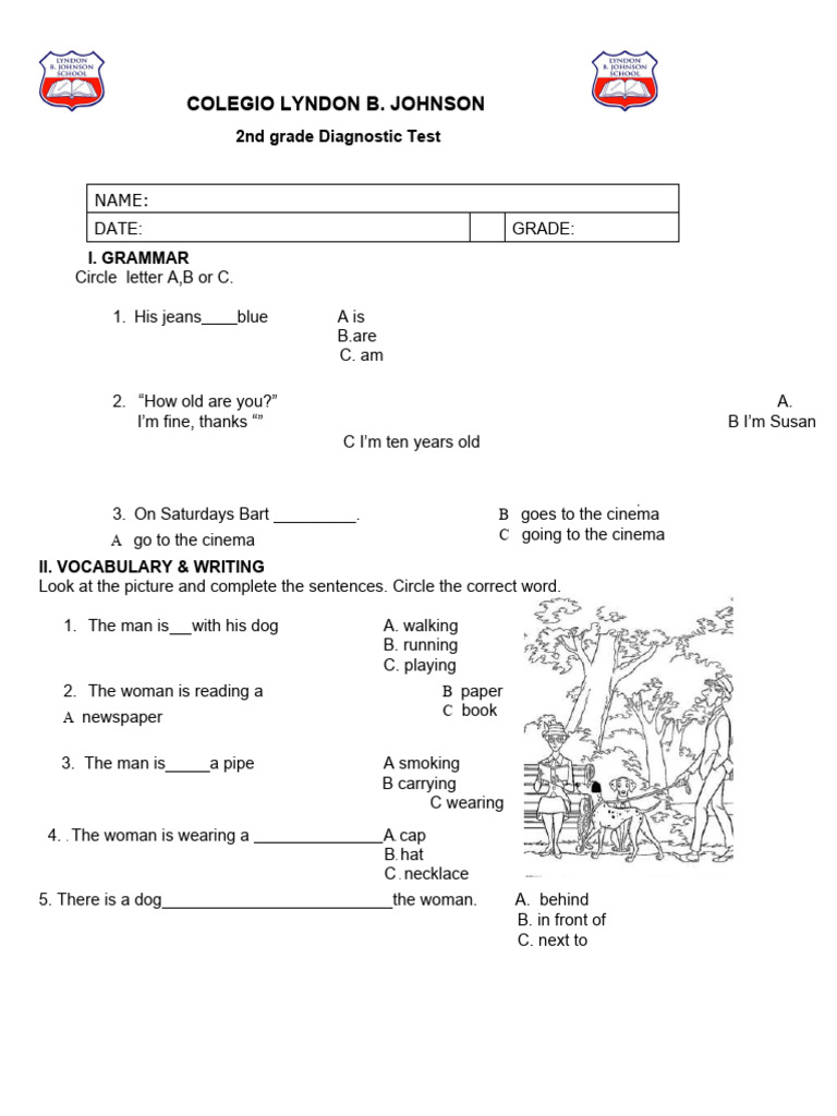 2nd Grade Disgnostic | PDF | The Simpsons Episodes | American ...