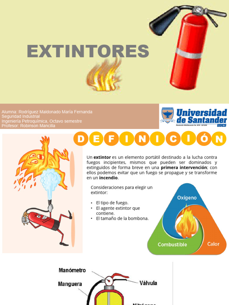 EXTINTORES | PDF | Materiales