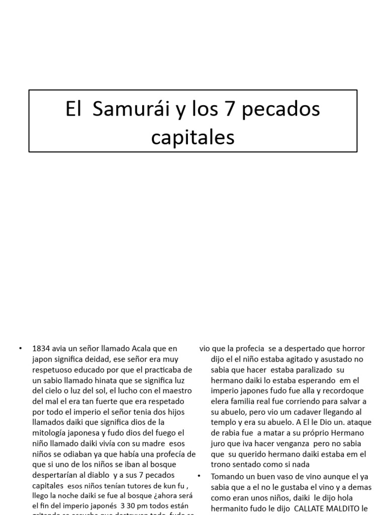 El Samurai | PDF