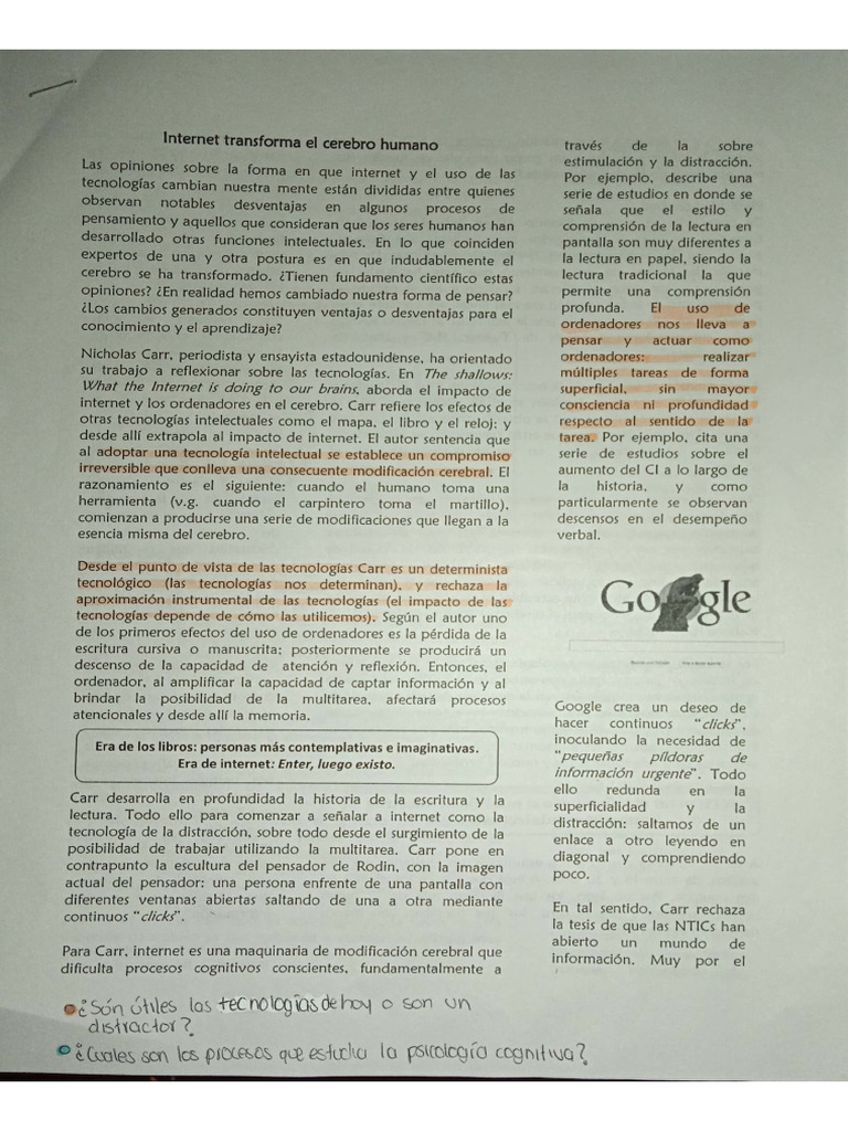 Taller 2 - Lector Óptimo | PDF