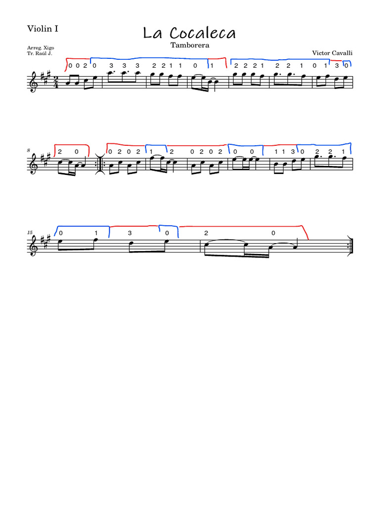 La Cocaleca Violín I | PDF