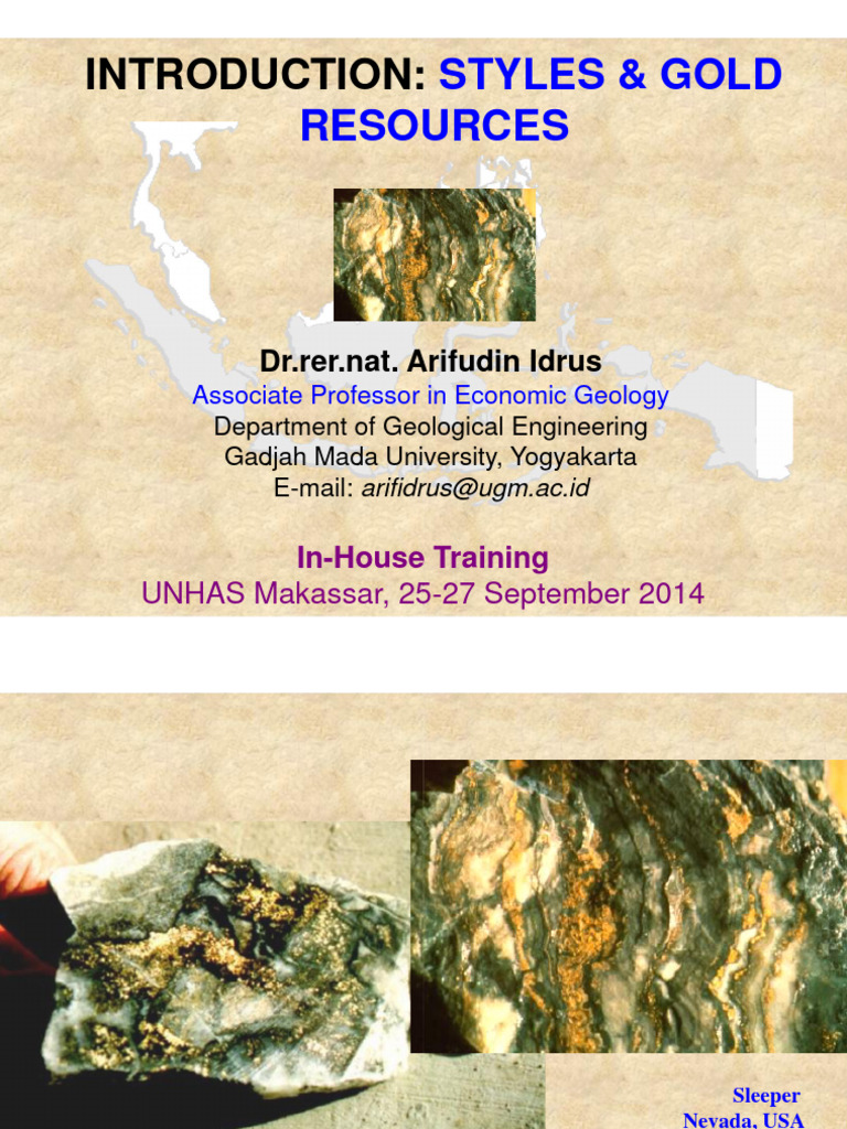 Styles & Gold Resources | PDF | Gold | Economic Geology