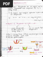 Biomolecules Class 11 Chapter 9 Topper's Handwritten Notes For Neet | PDF