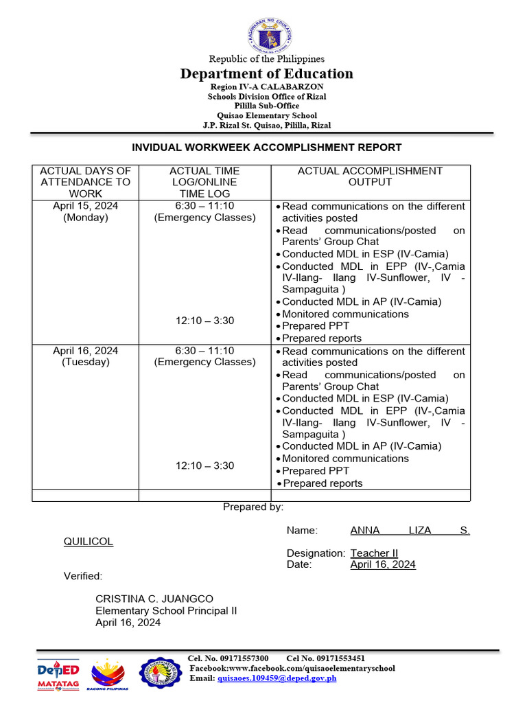 Iwar April 15, 16, 2024 | PDF