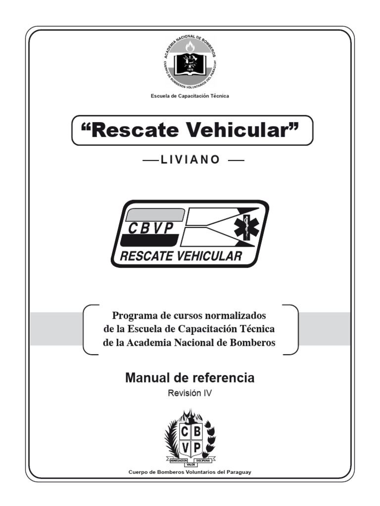 Manual Rescate Vehicular | PDF | Neumático | Sistema de freno antibloqueo