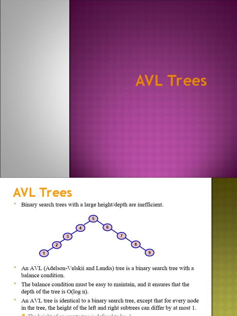 AVL Trees | PDF | Algorithms And Data Structures | Computer Programming