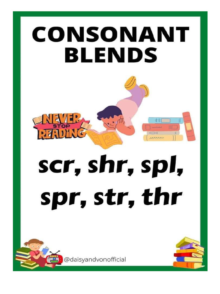 Consonant Blends | PDF